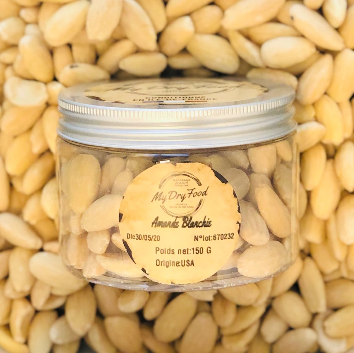 Amande blanchie - Maison Laury